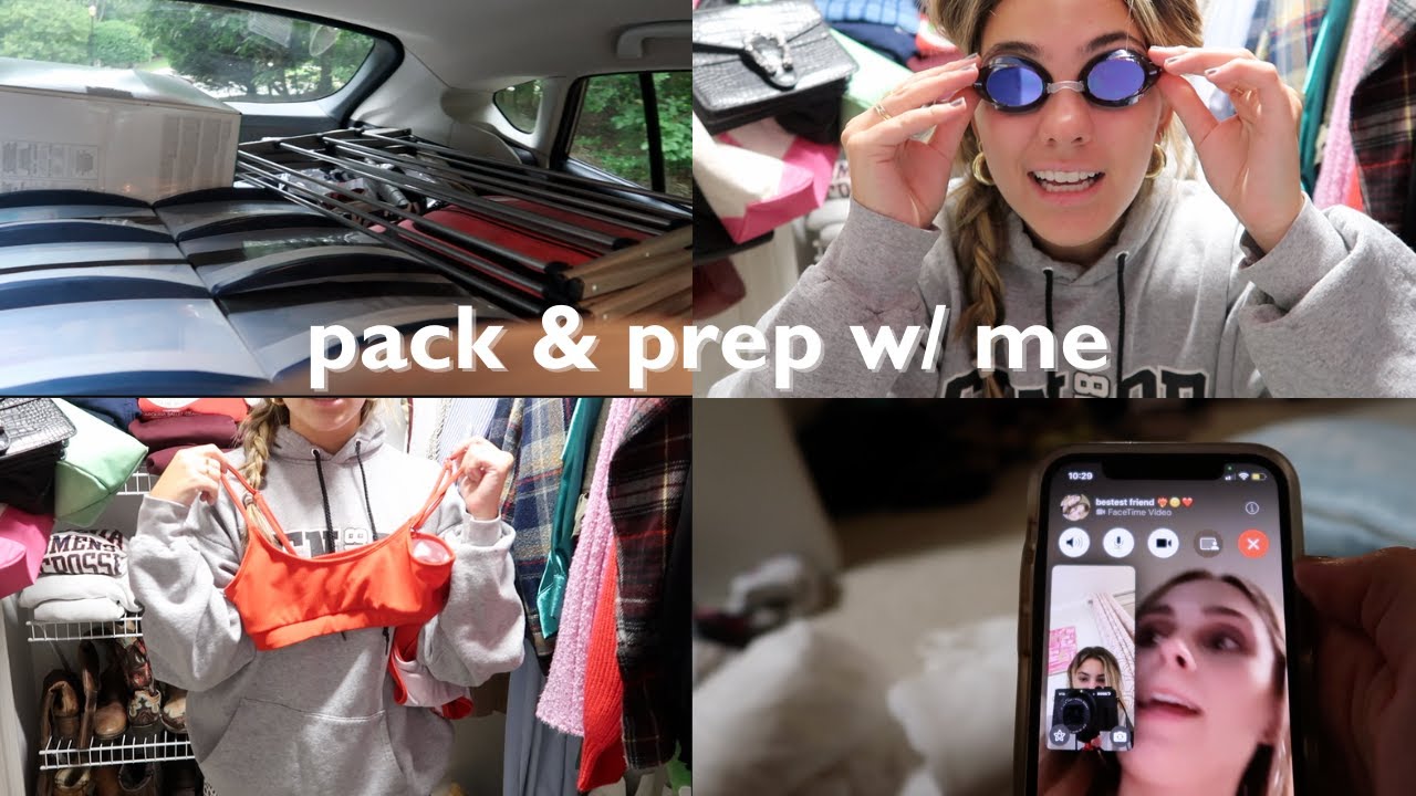 pack & prep w/ me to move for a month | alina shaner - YouTube