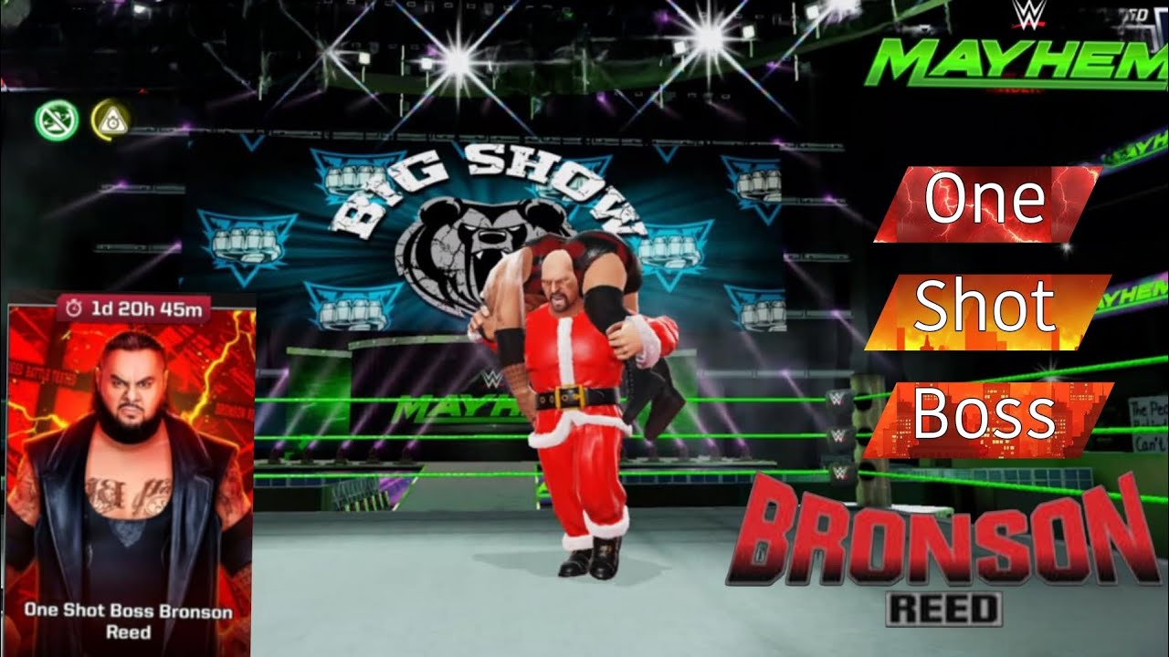 WWE Mayhem: Bronson Reed - One Shot Boss Event - YouTube