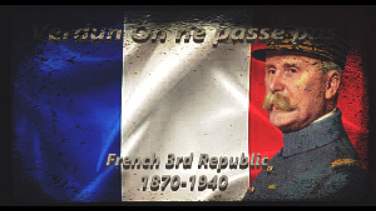 Verdun On ne passe pas [French WW1 Military Song] - YouTube