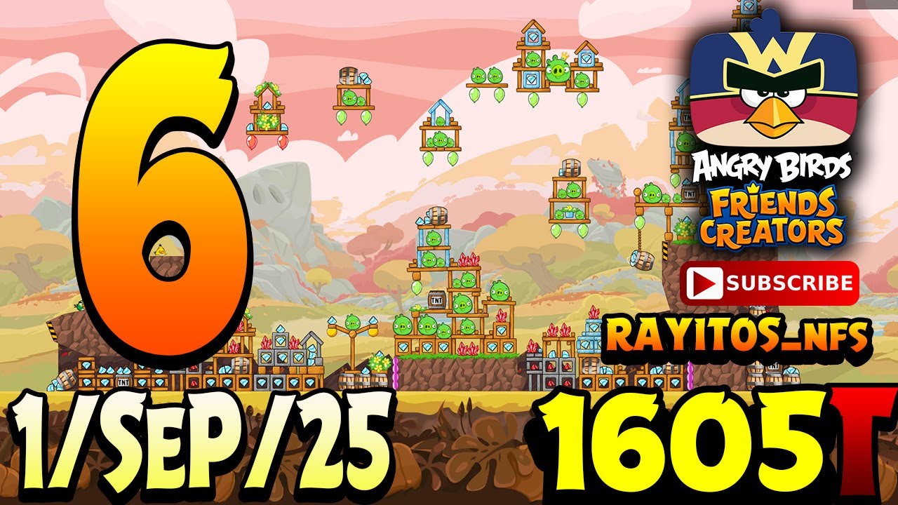 Angry Birds Friends Level 6 Tournament 1605 Highscore POWER-UP ...