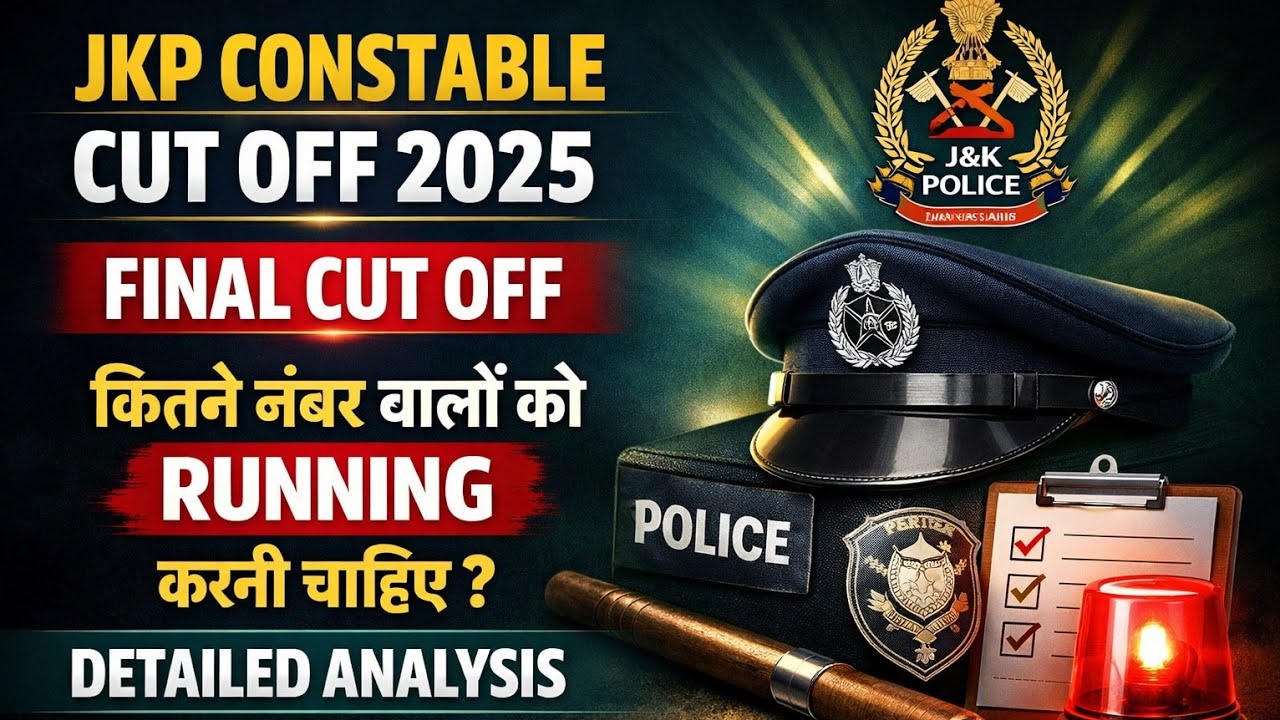 Jkp constable cut off 2025 | Jkp final list |Jksssb - YouTube