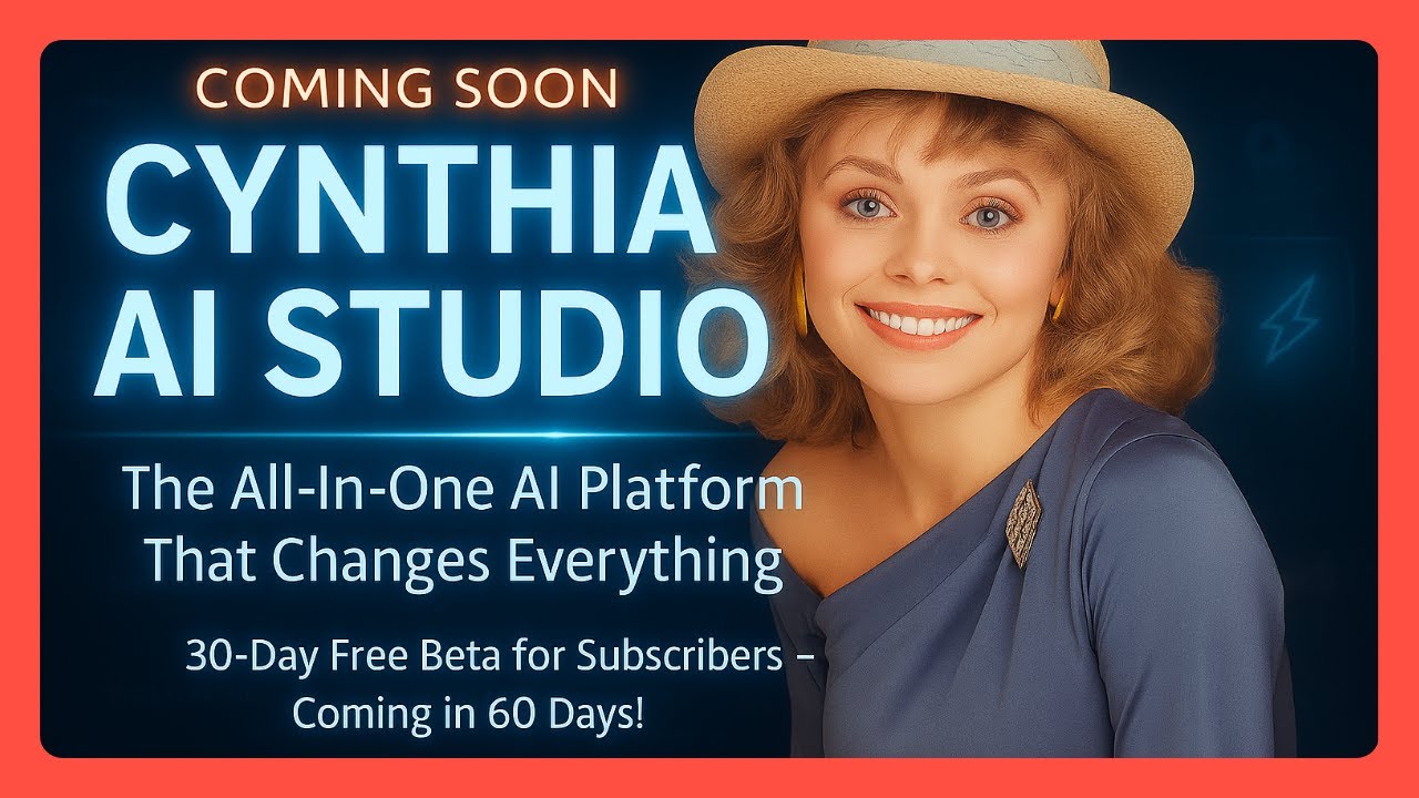 “Cynthia AI Studio: The Future of AI Creation (Free Beta Coming Soon ...