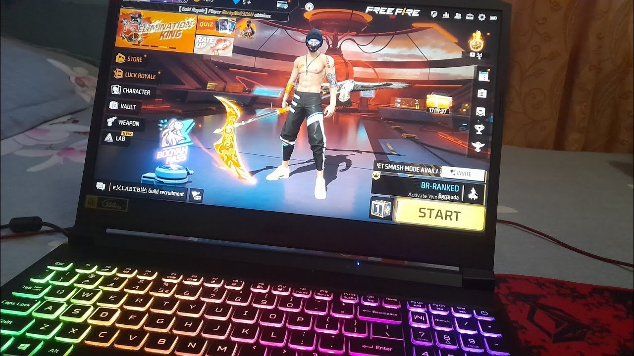 1Vs1 Panel FreeFire Laptop 💻 Gameplay | Laptop FreeFire Gameplay | Acer ...