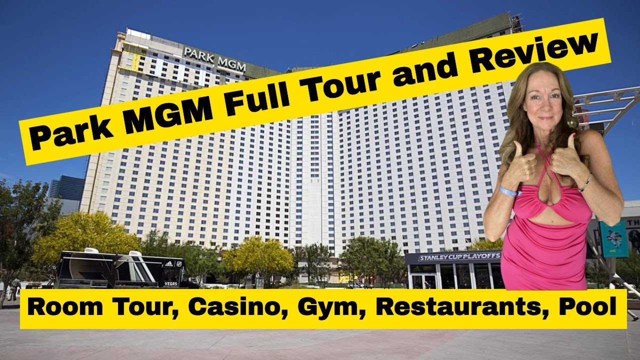 Park MGM Casino Las Vegas - Room Tour And Review of Casino, Gym, Restaurants and Pool - YouTube