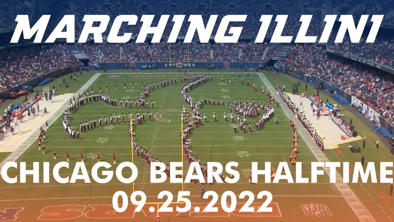 Marching Illini Halftime Show: Flying Illini | Chicago Bears at Soldier ...