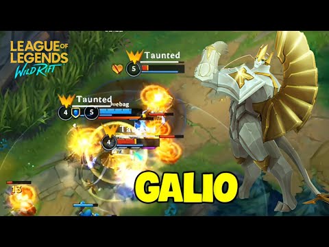 Wild Rift GALIO Montage - Best GALIO Plays | LoL Wild Rift Montage ...