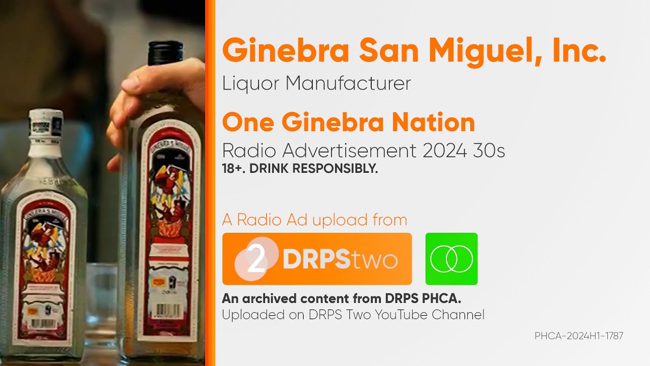 Ginebra San Miguel One Ginebra Nation Radio Ad 2024 30s - YouTube