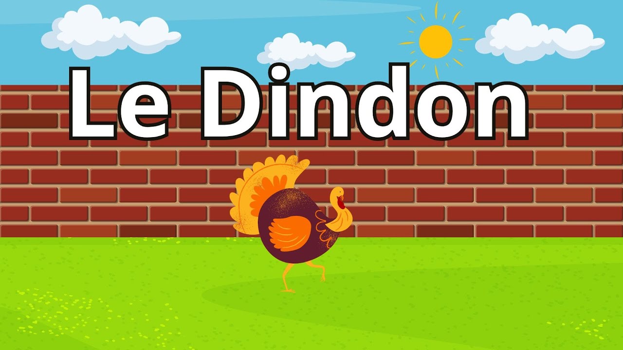 Poésie de Noël Le Dindon - YouTube