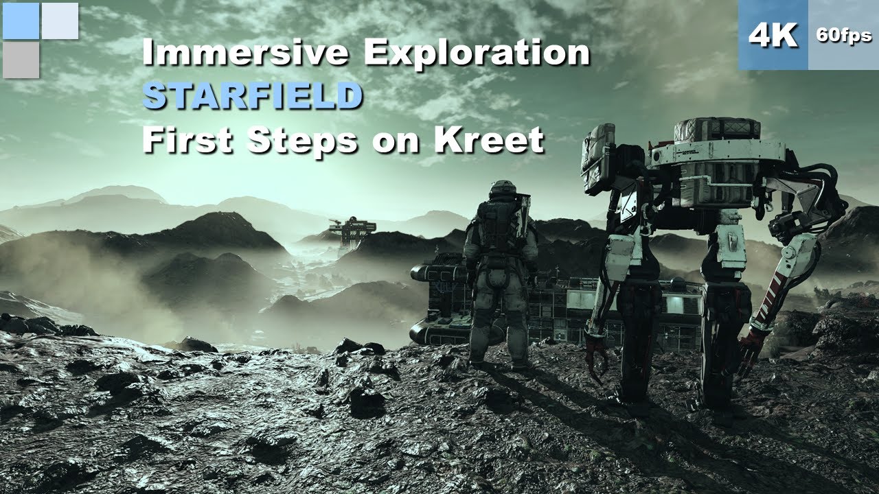 [4K 60fps] STARFIELD - PC - First Steps on Moon Kreet - Immersive ...