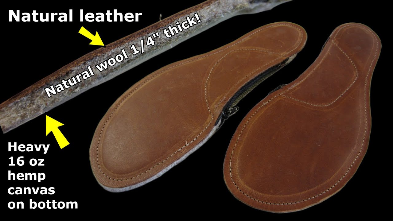 Custom Leather Orthotics with Natural Wool and Hemp! - YouTube