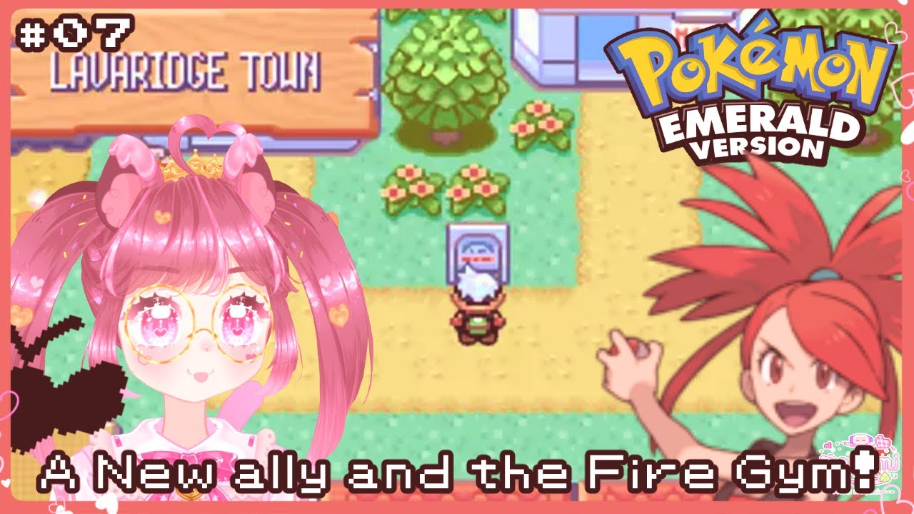 💕꒰ Pokemon Emerald 💚꒱ ♡ Lavaridge Town Gym and a New Fren! 💕 - YouTube