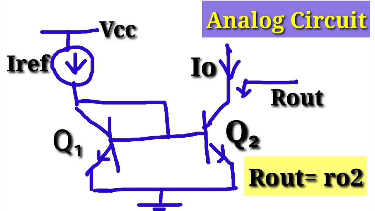 Analog Circuit Lecture -48 / Current Mirror Output Resistance - YouTube