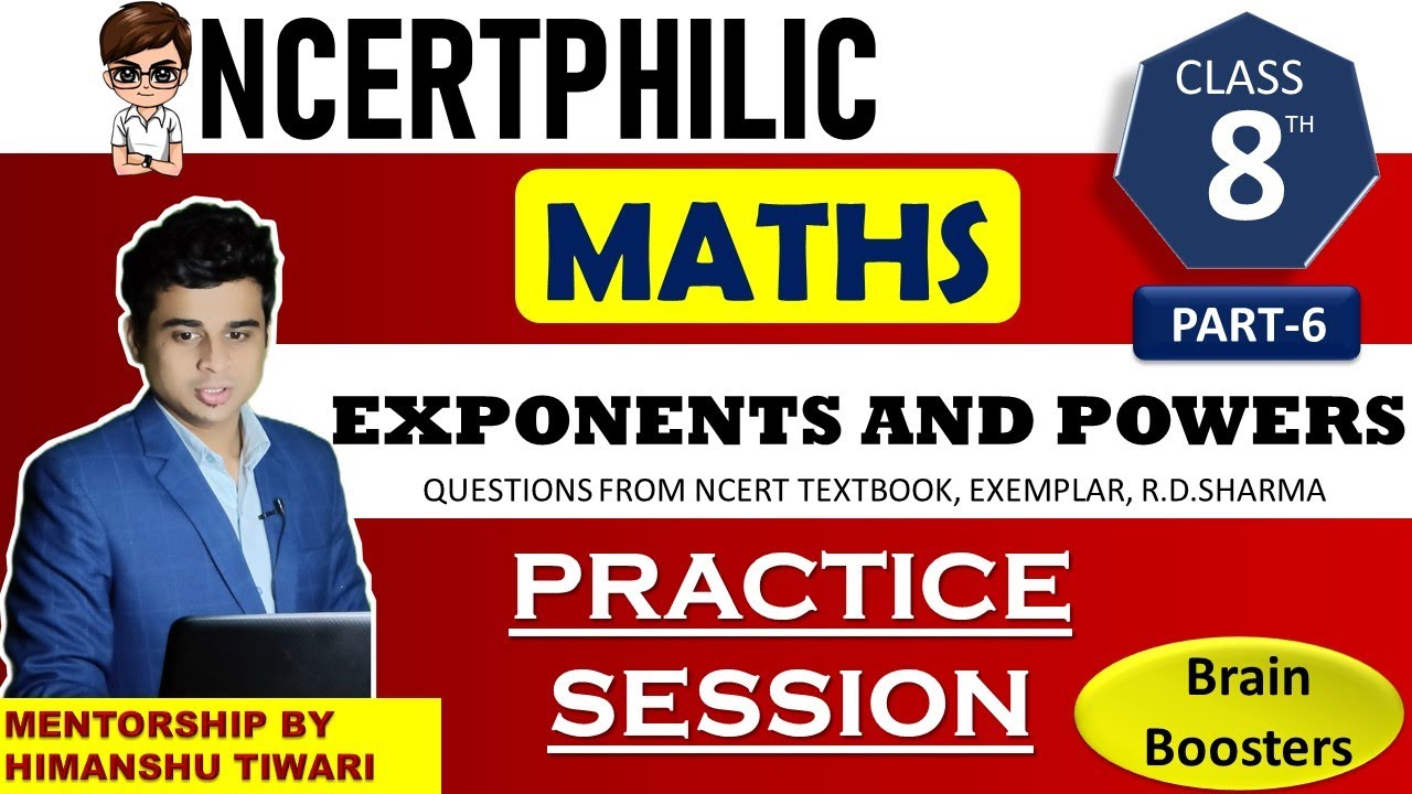 EXPONENTS AND POWERS I PART 6 I EXEMPLAR QUESTIONS I HOTS QUESTIONS I ...