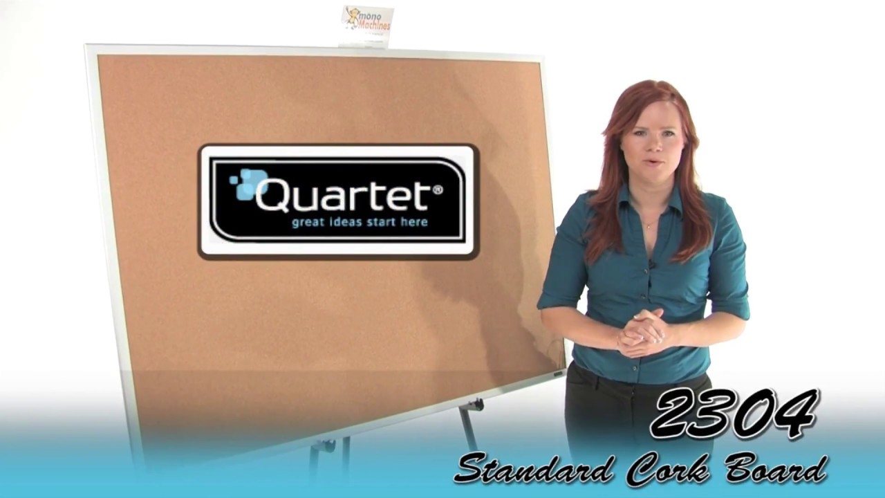 Quartet 2304 Aluminum Frame Cork Bulletin Board – 4x3 - YouTube
