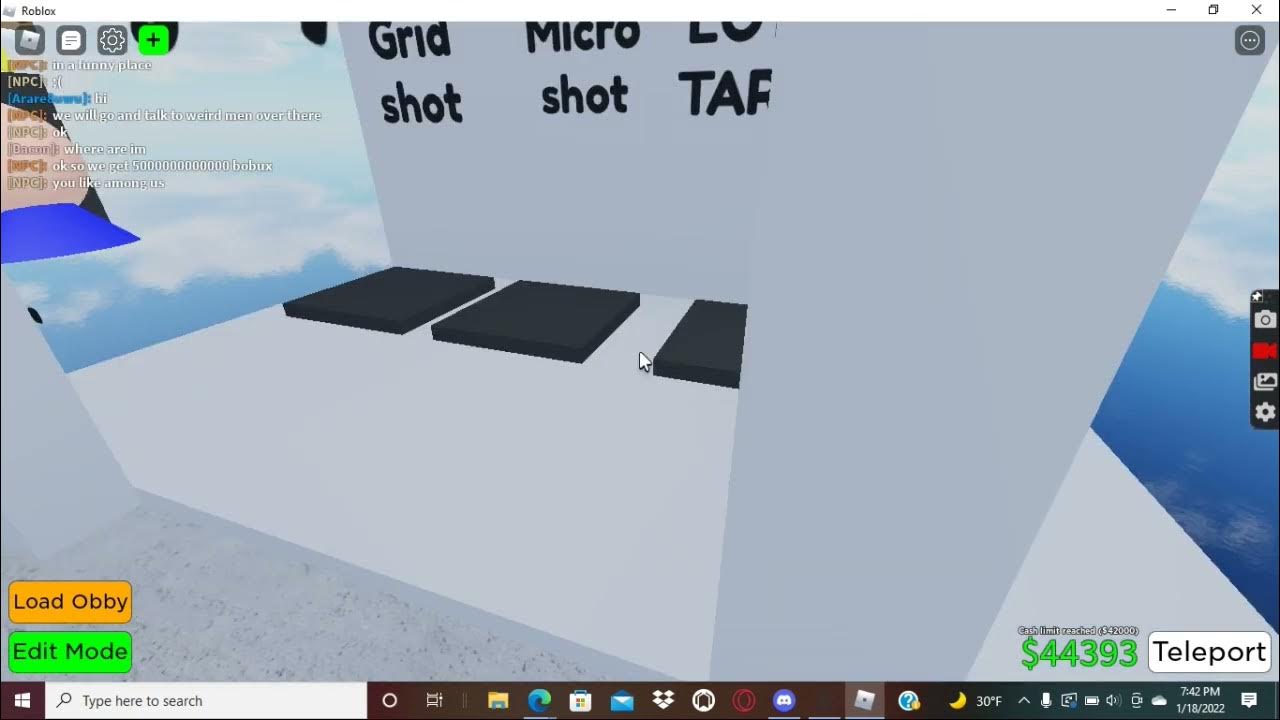 My FPS Trainer on Obby Creator! - YouTube