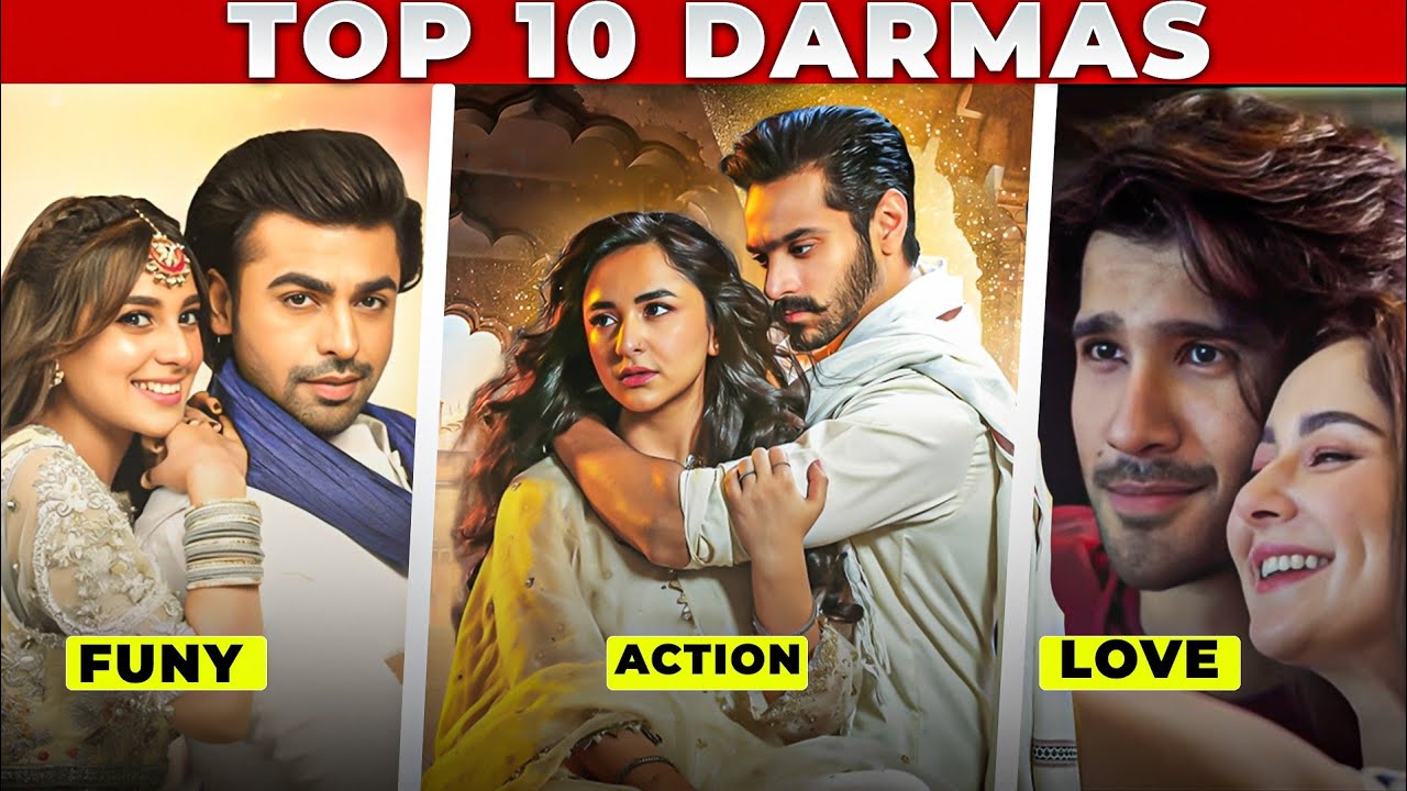 Top 10 Pakistani Super Hit Daramas | Attitude and Romantic Darama - YouTube