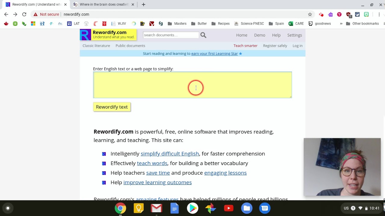 Rewordify - Simplifying Difficult Texts - YouTube