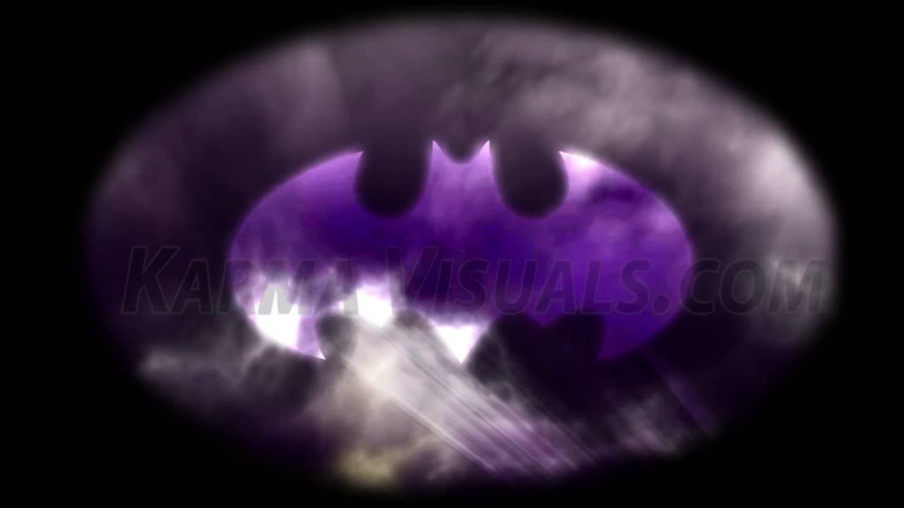 Purple Batman Symbol
