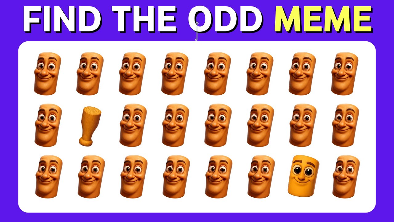 Find the ODD One Out - BRAINROT Challenge 🤯 | Italian Meme Emoji Quiz ...