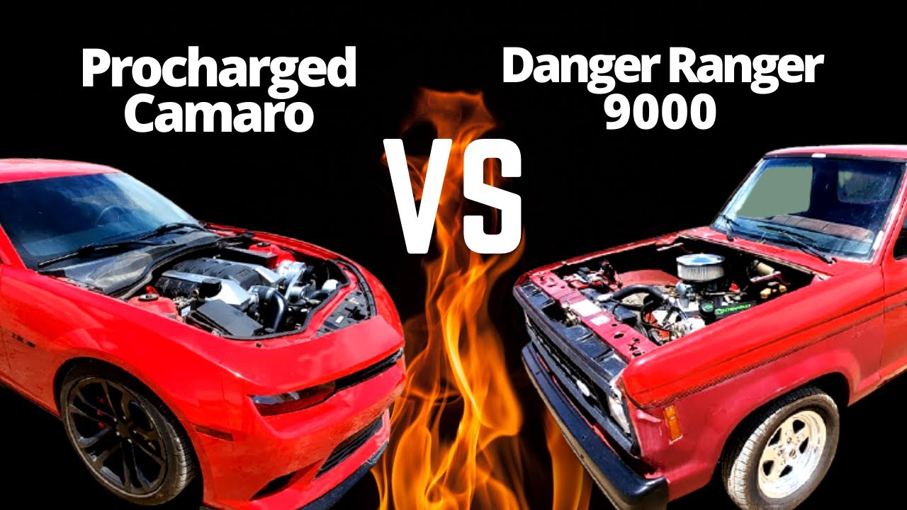 Procharged Camaro Redneck Drag Racing VS Everything - YouTube