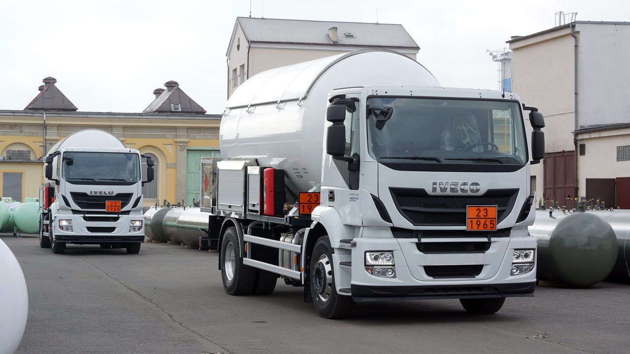 ADR demountable tank with volume 19.500L on 2-axle IVECO STRALIS 360 E6 ...