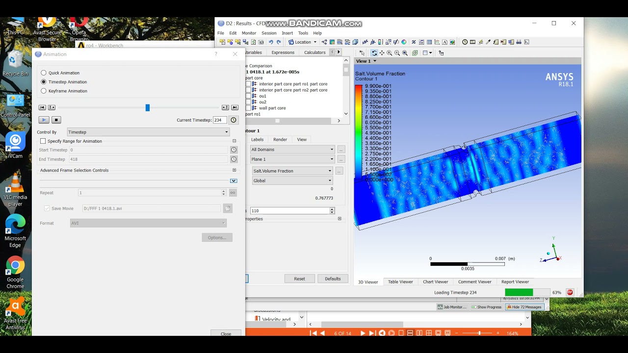 Ansys RO (reverse osmosis) membrane simulation - YouTube