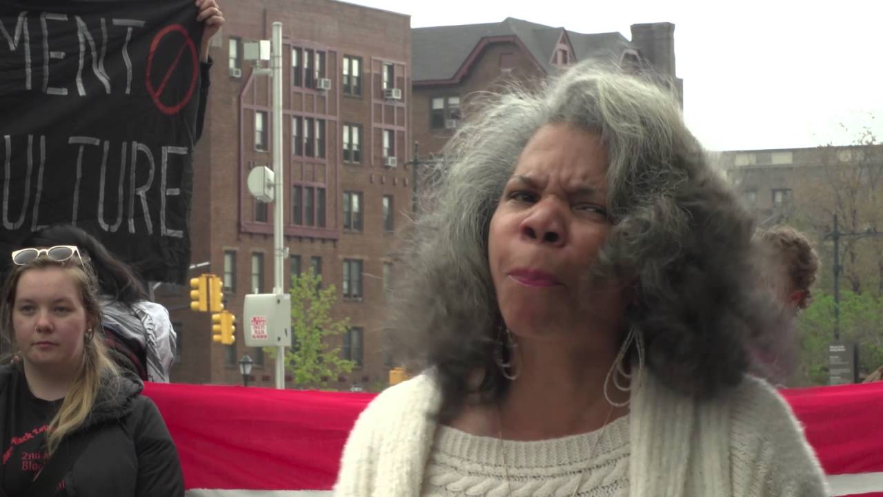 Alicia Boyd Speaks Outside of the Brooklyn Museum - YouTube