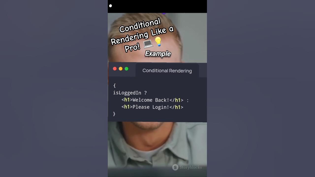 Conditional Rendering Like A Pro 💻💡 Reactjs Conditionalrendering