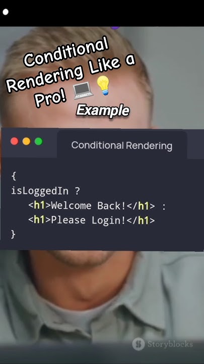 Conditional Rendering Like A Pro 💻💡 Reactjs Conditionalrendering Reacttips Learnreact