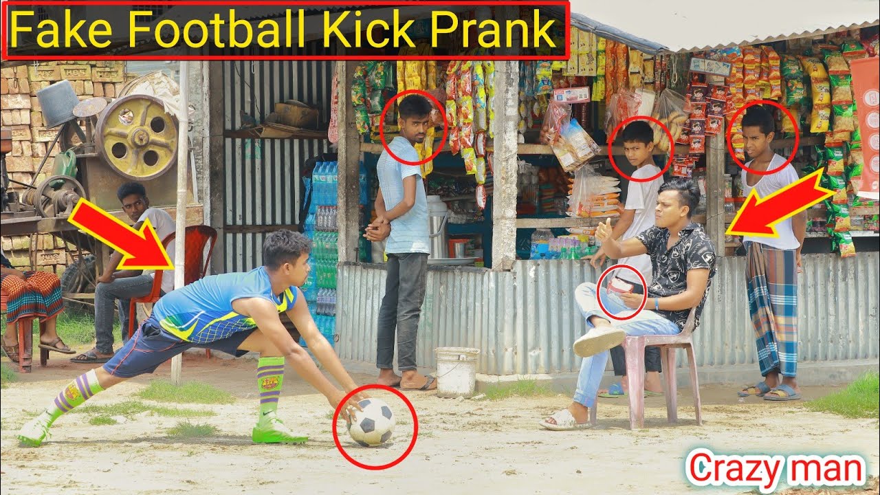 Fake Football Kick Prank 2022 Football Scary Prank - Gone Wrong ...