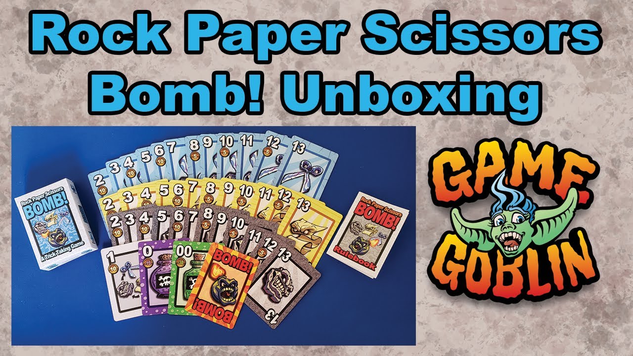Unboxing - 01 Rock Paper Scissors Bomb! - YouTube