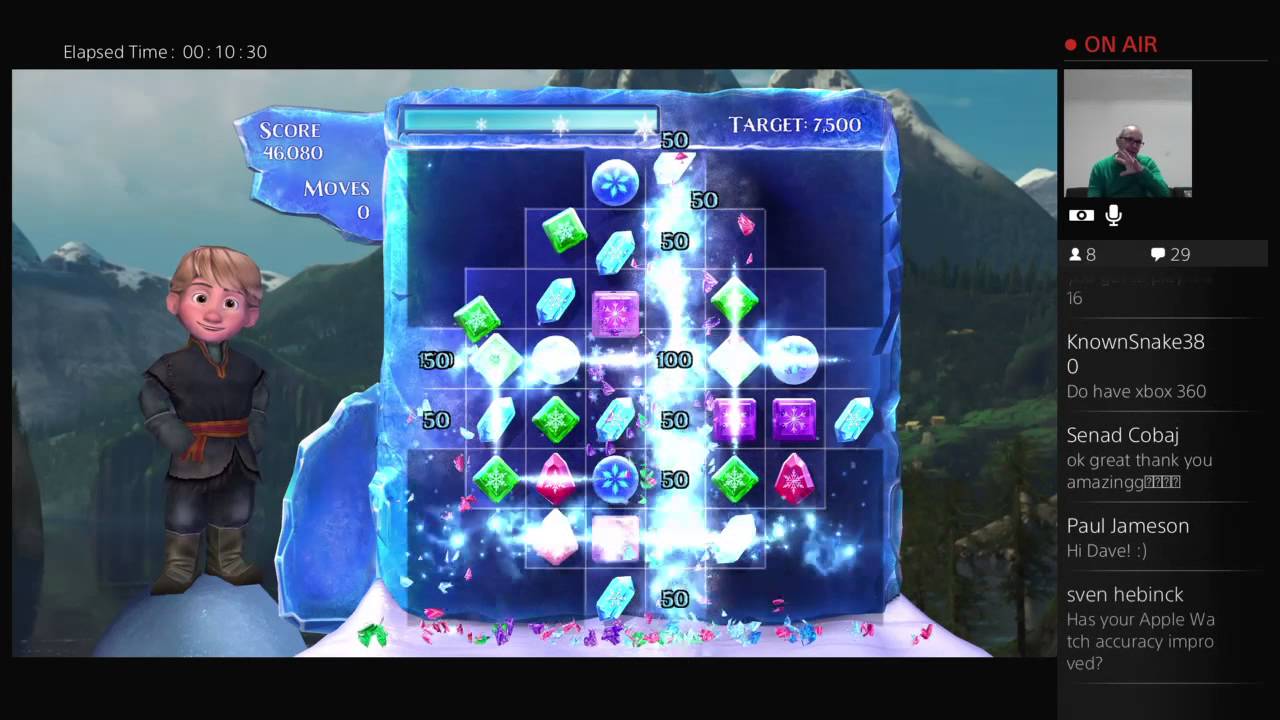 Disney Frozen PS4 Broadcast to YouTube Firmware Version 3 - Previously ...