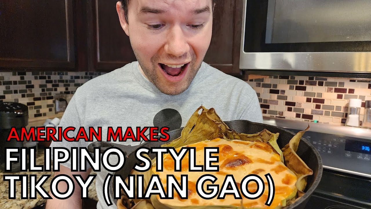 AMERICAN makes FILIPINO STYLE TIKOY (NIAN GAO) for Chinese New Year ...