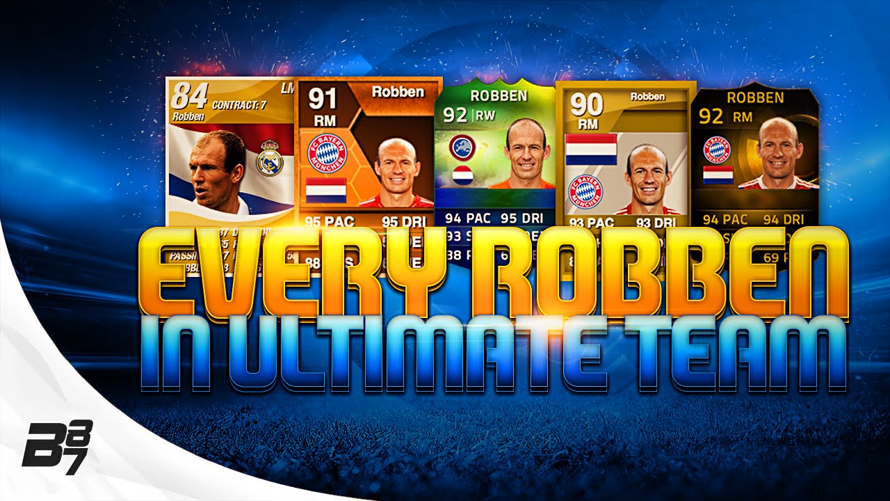 EVERY ROBBEN CARD IN ULTIMATE TEAM! - YouTube