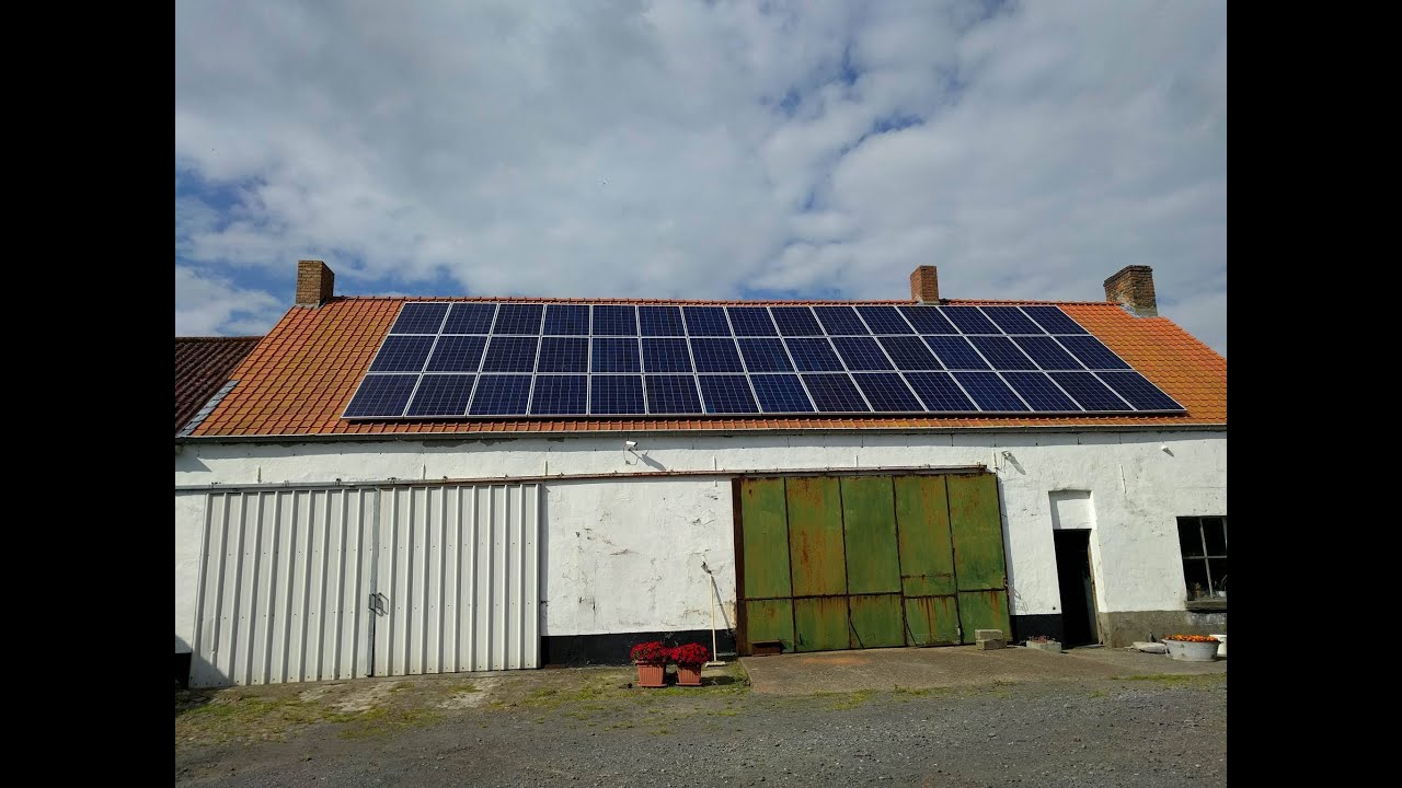 placing 45 solar panels [part 2] - YouTube