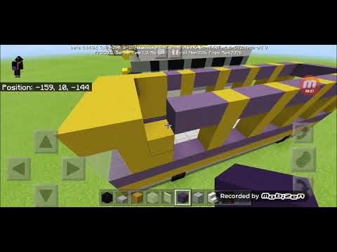 (Minecraft Tutorial) how to make a bus - YouTube