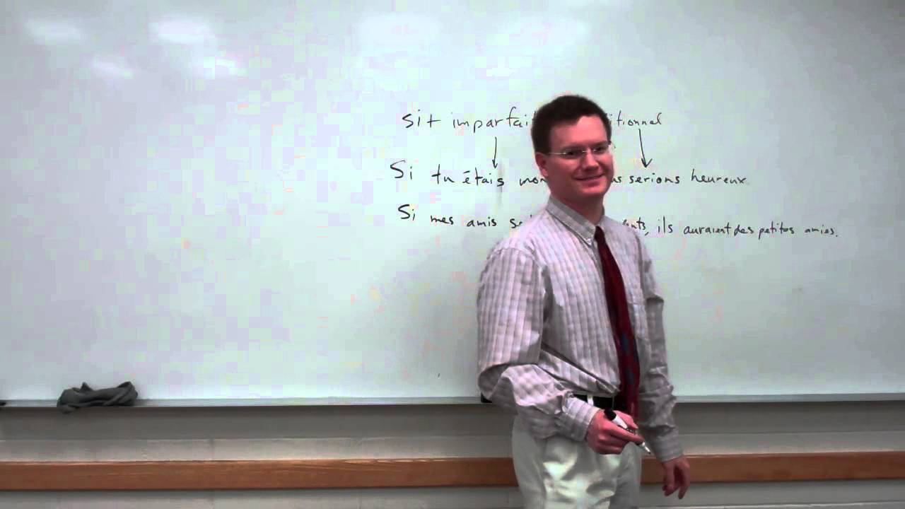 les phrases de conditions si imparfait conditionnel - YouTube