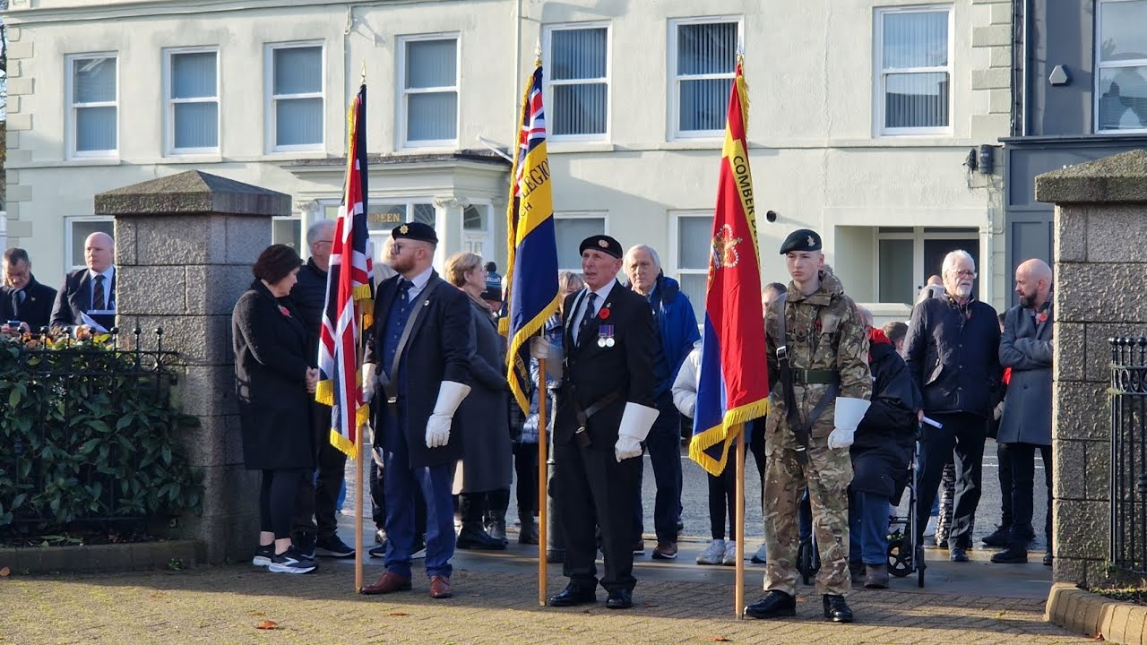 Comber Branch Royal British Legion Service of Remembrance & Wreath ...
