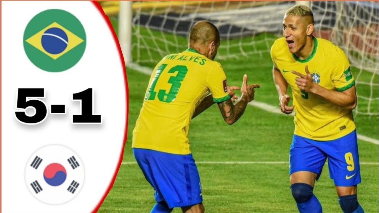 Brazil vs South Korea friendly match.Highlights and all goals 2022 ...