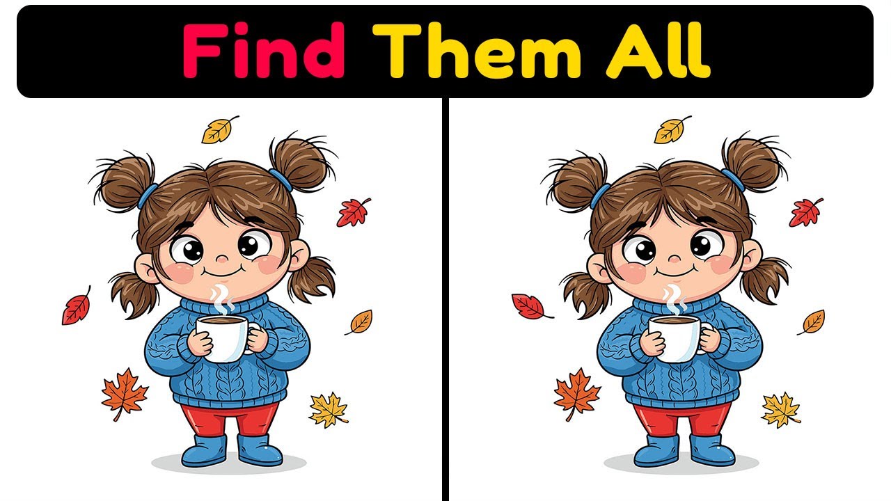 Spot the Difference | Calming Brain Game | Brain Focus - YouTube