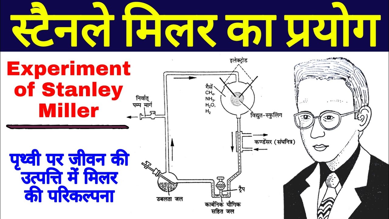 stanley miller ka prayog | miller ka prayog | Experiment of Stanley ...