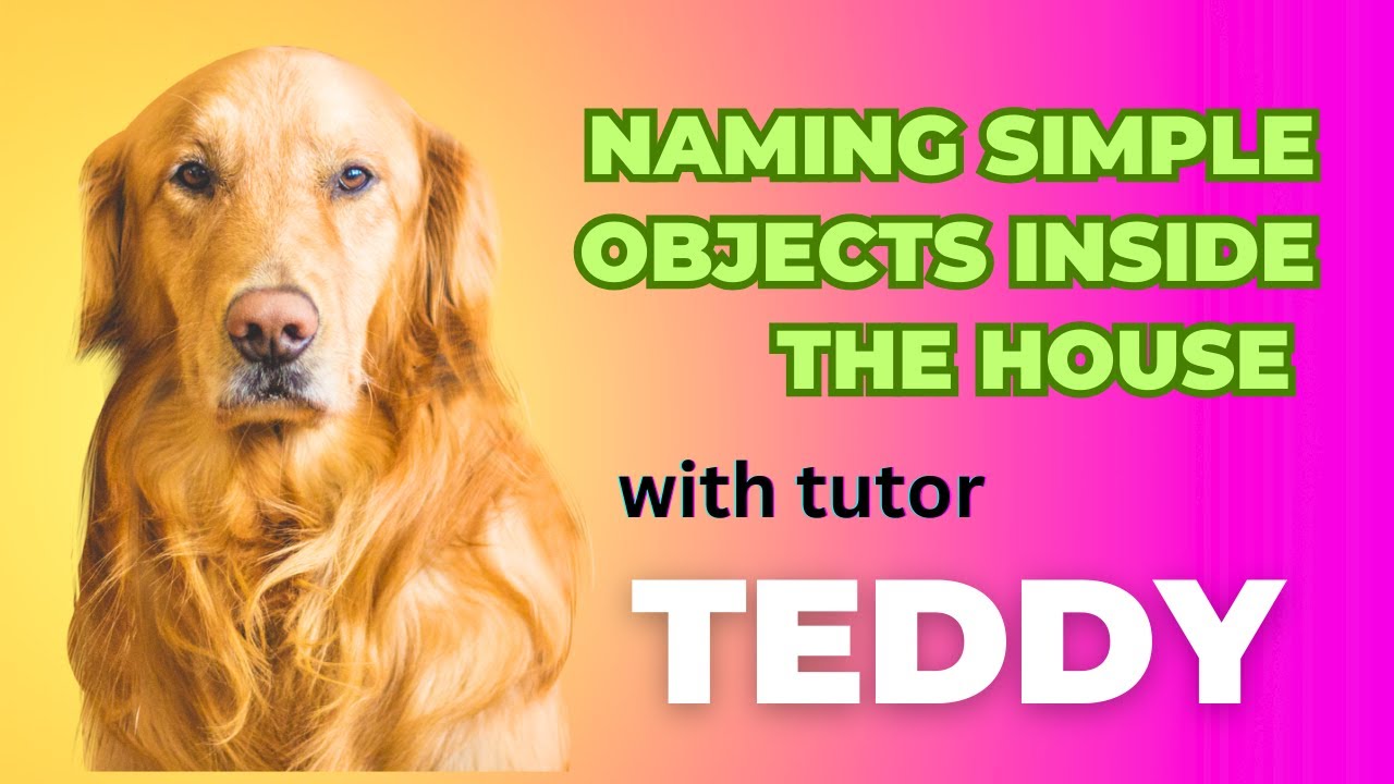 Naming Simple Objects inside the House for Kids #youtubevideos # ...