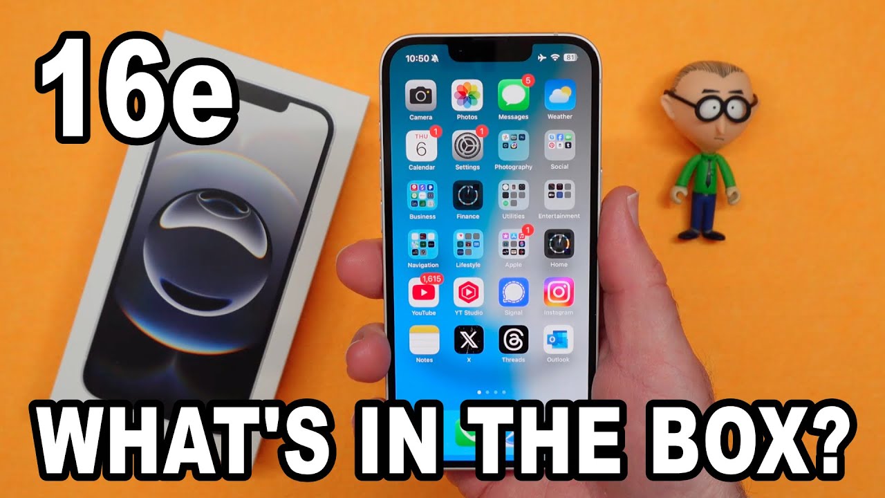 Apple iPhone 16e Unboxing & First Look plus Official Silicone Case ...