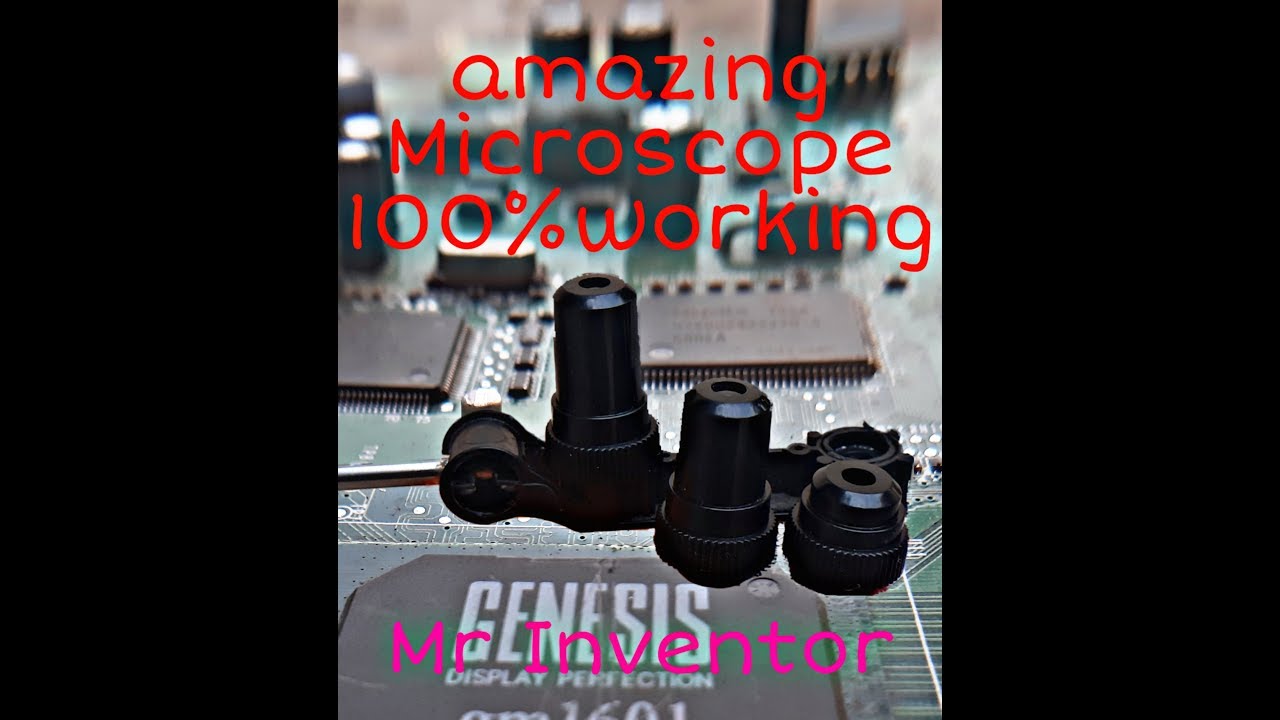 How to make microscope using convex lenses. - YouTube