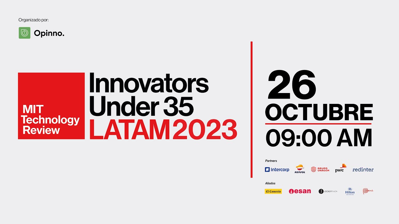 INNOVATORS UNDER 35 LATAM 2023 - YouTube