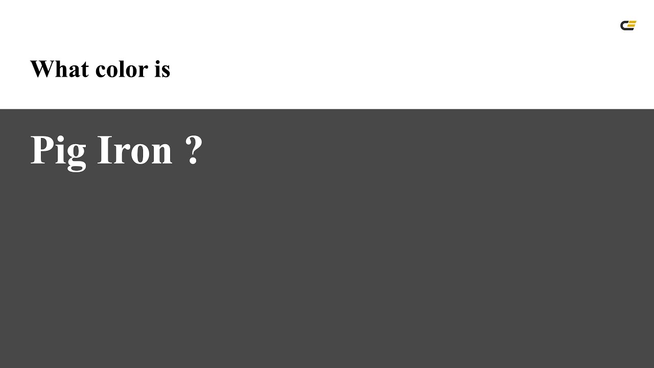 Pig Iron color #484848 hex color - Grey color - Cool color 484848 - YouTube