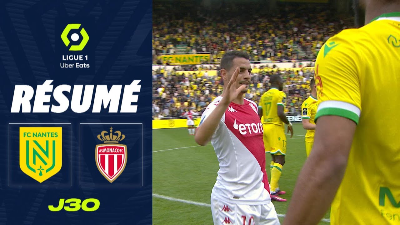 FC NANTES - AS MONACO (2 - 2) - Résumé - (FCN - ASM) / 2022-2023 - YouTube