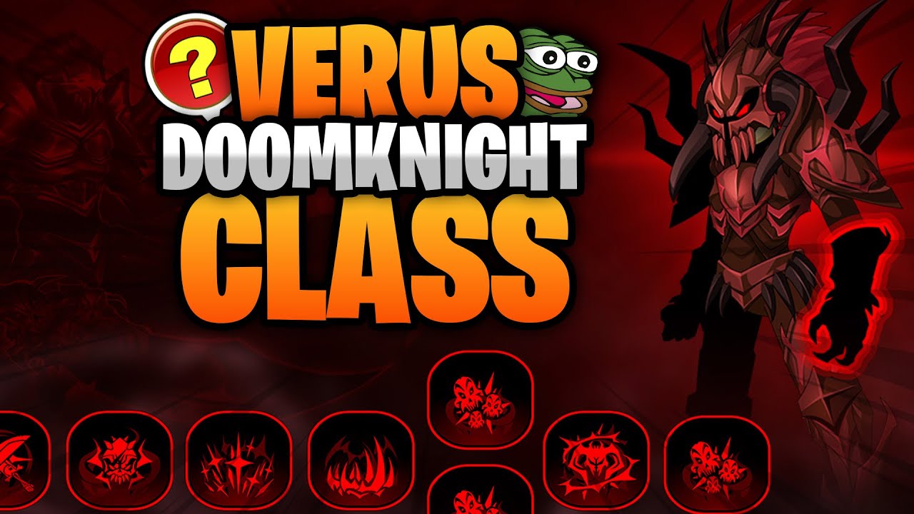 NEW Verus DoomKnight CLASS is Out! /join terminatemple AQW #aqw #mmo ...