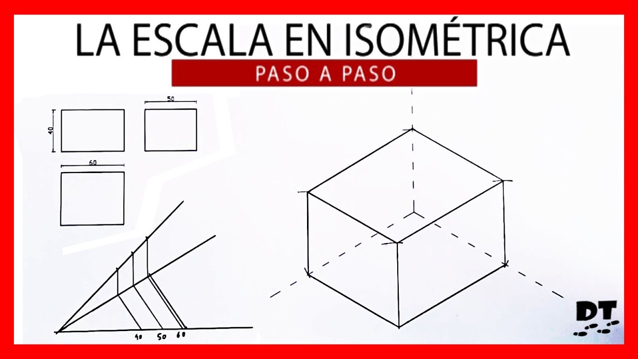📐🖊 Uso de la escala gráfica en perspectiva isométrica 📐 escala ...