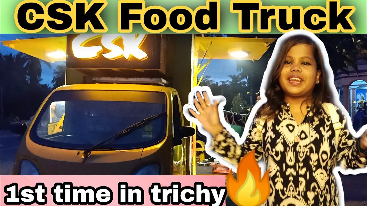 CSK THEME FOOD TRUCK | shawarma , kebab , tikkas | IPL special offers ...